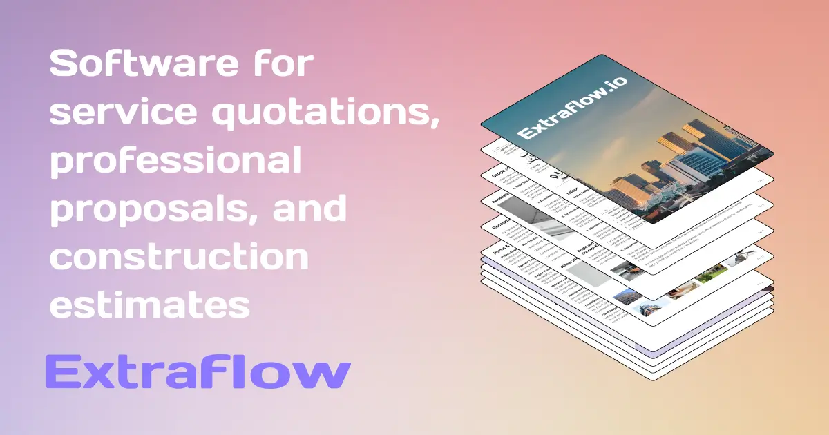 Software gratuito de cotización | Extraflow.io